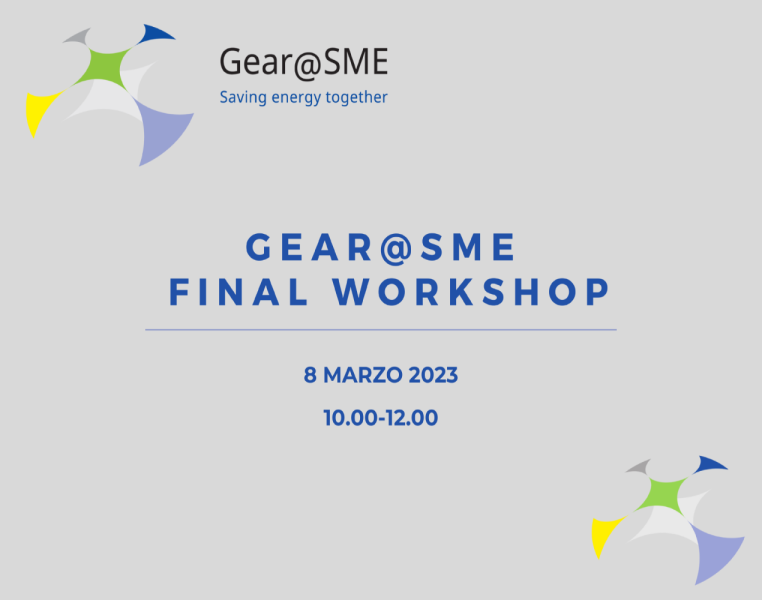 Evento finale del progetto GEAR@SME: L’approccio collettivo all ...